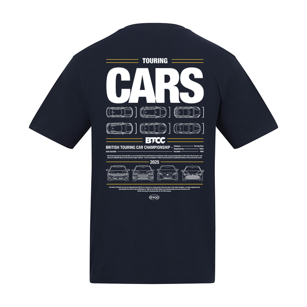 BTCC Blueprint T-Shirt - 2025 - New French Navy - Dread
