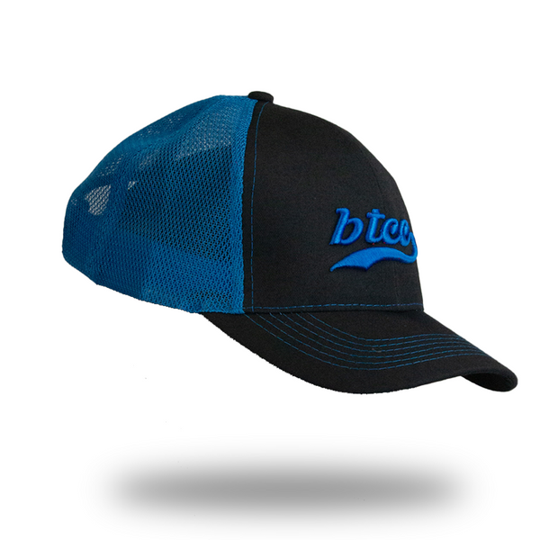 BTCC Mesh Cap - Charcoal/Cyan - Dread