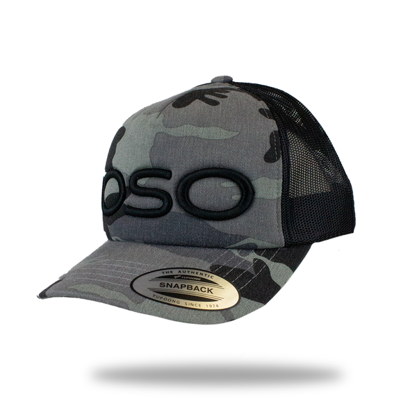 OSO Camo Trucker Cap - Dark camo/black - Dread