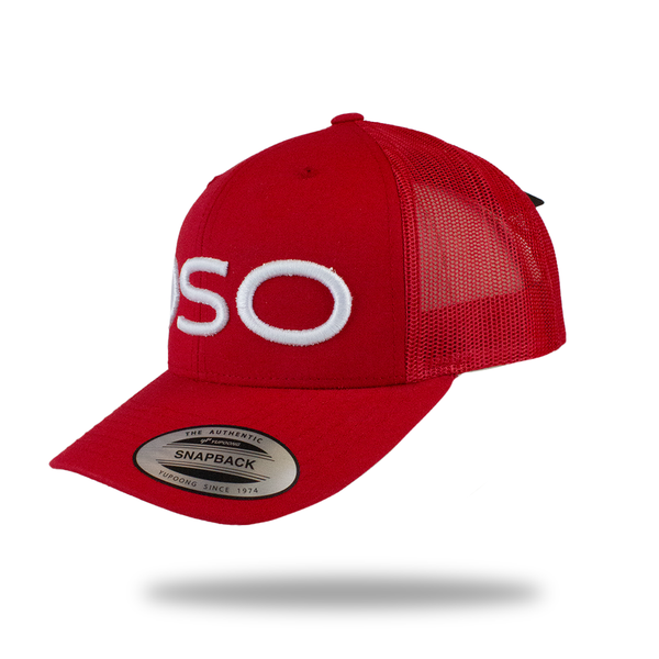 OSO Trucker Cap - Red/white - Dread